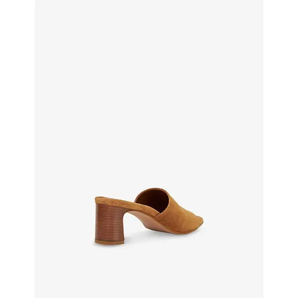 DUNE Jule Suede Heeled Mules