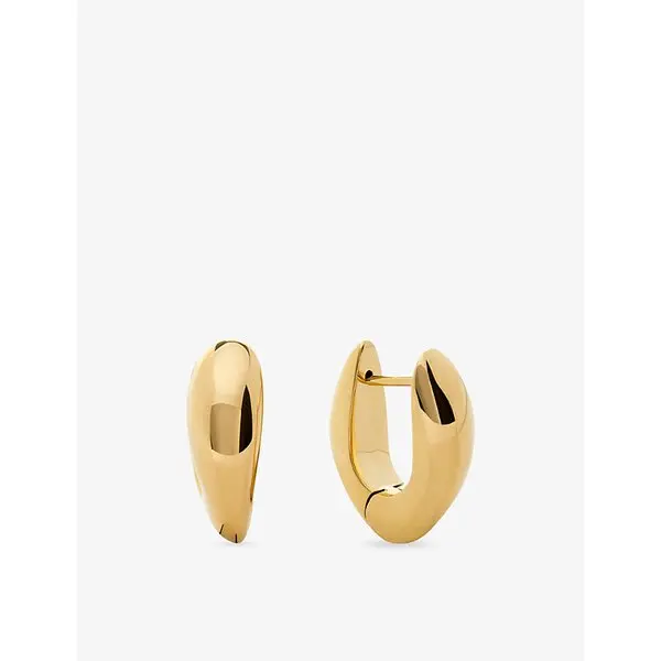 Monica Vinader Nura Reef Medium Hoop Earrings - Gold