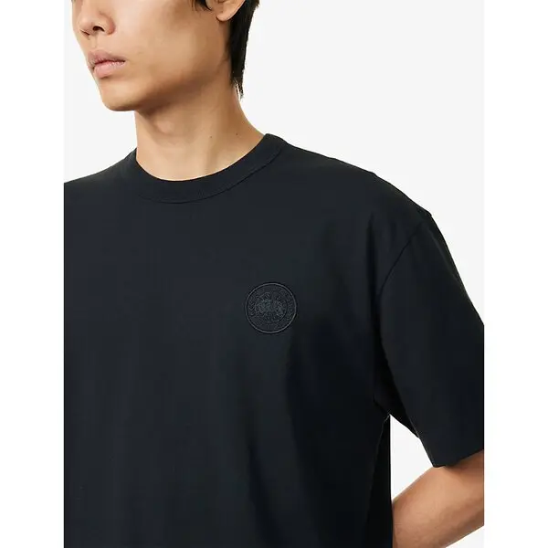 Canada Goose Gladstone Embroidered Cotton-jersey T-shirt