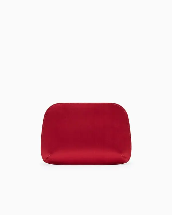 Giorgio Armani Satin La Prima Clutch - Red