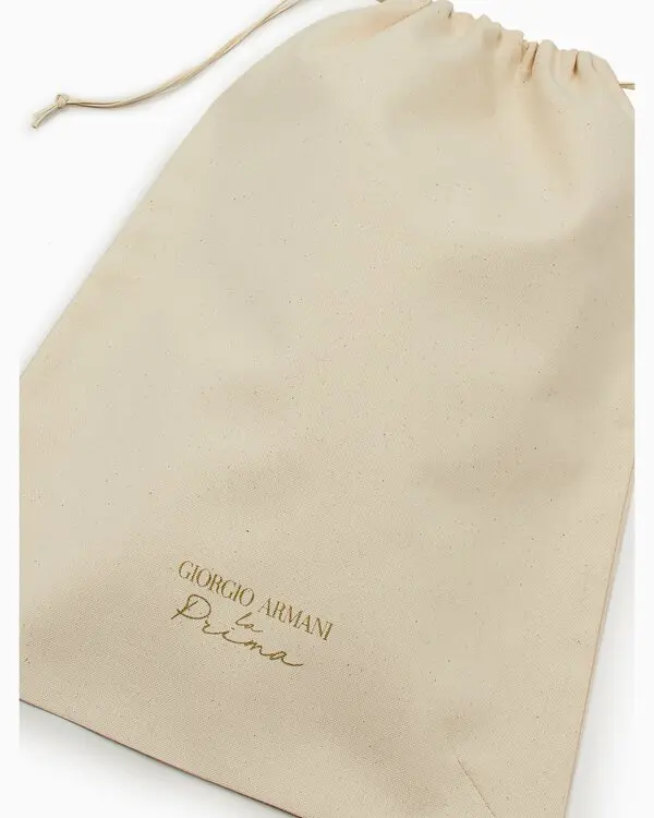 Giorgio Armani Medium La Prima Soft Bag - Beige