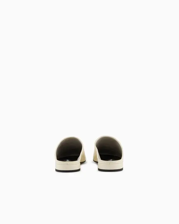 Giorgio Armani X 10 Corso Como Calfskin Mules
