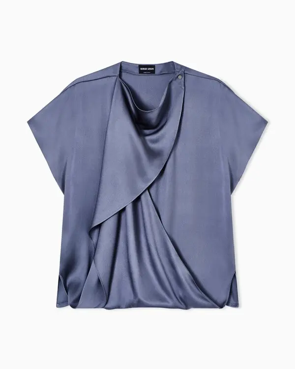 Giorgio Armani Double Silk Satin Blouse
