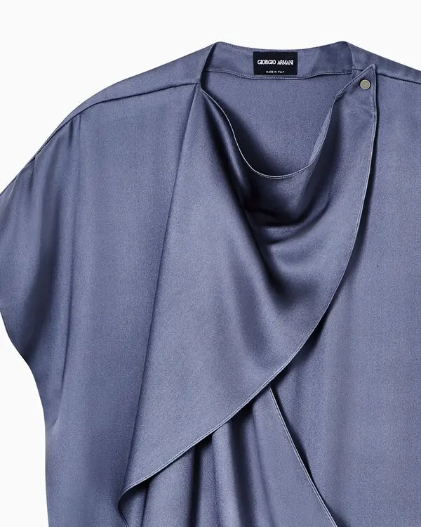 Giorgio Armani Double Silk Satin Blouse