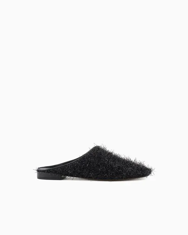 Giorgio Armani X 10 Corso Como Fur-effect Mules