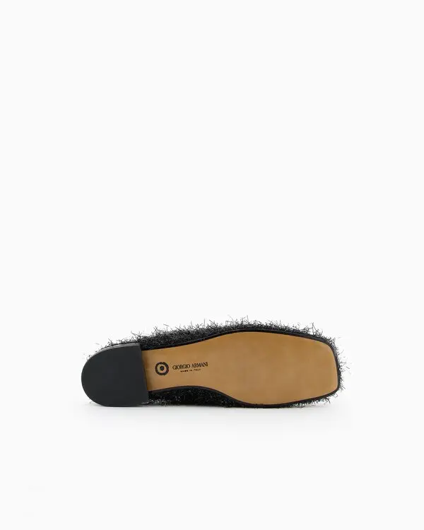 Giorgio Armani X 10 Corso Como Fur-effect Mules