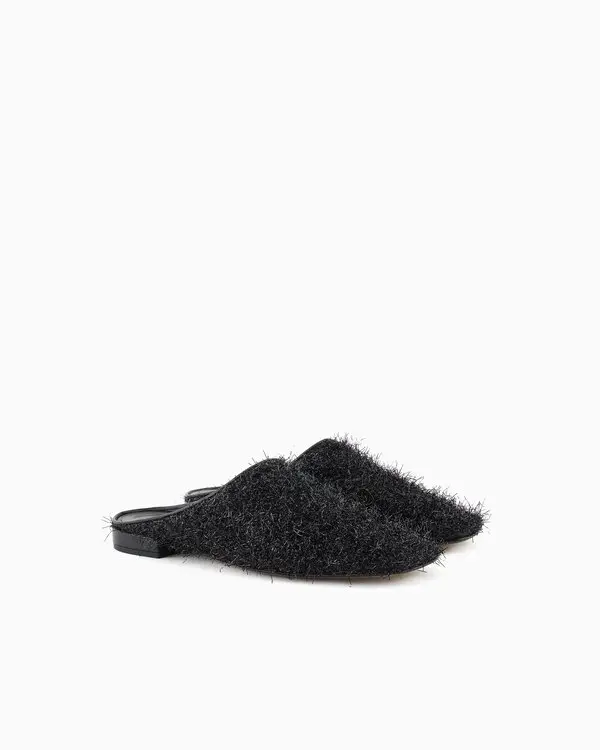 Giorgio Armani X 10 Corso Como Fur-effect Mules