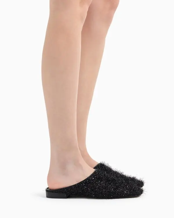 Giorgio Armani X 10 Corso Como Fur-effect Mules