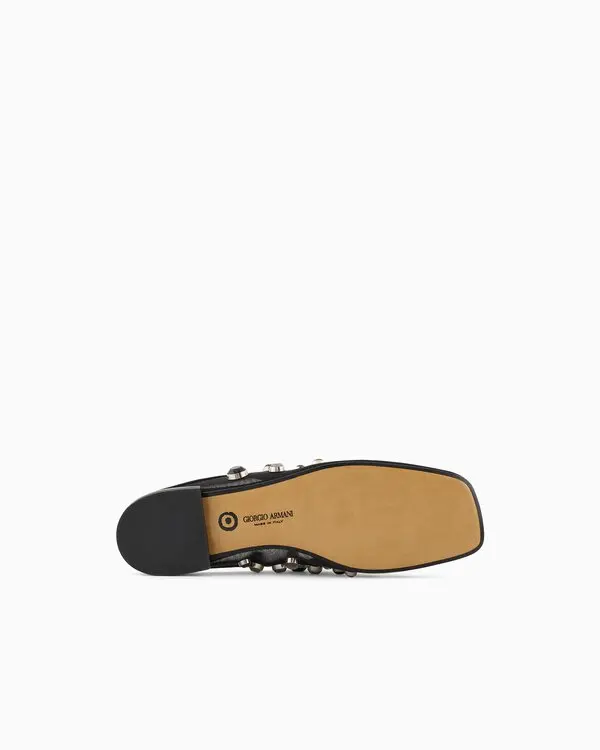 Giorgio Armani X 10 Corso Como Rhinestone Embellished Mules