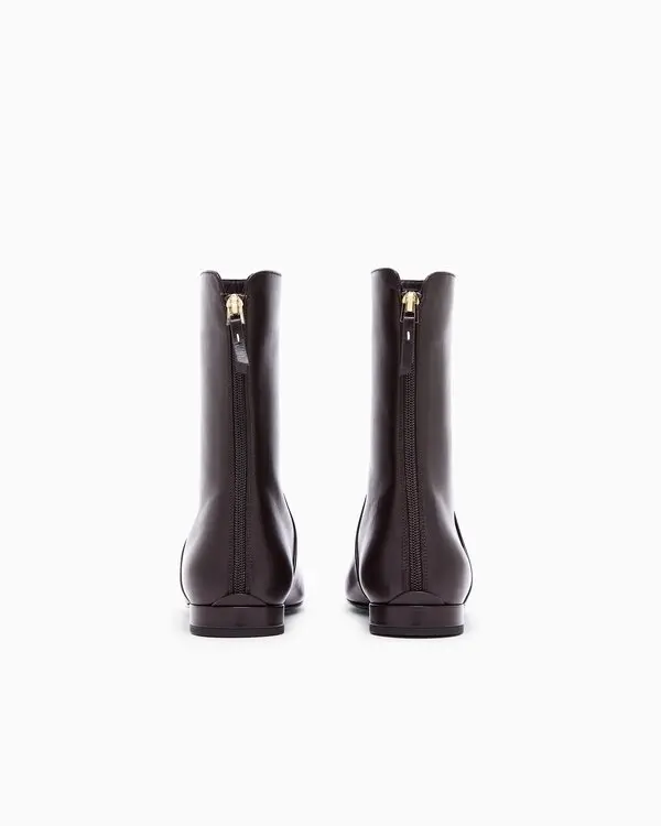 Giorgio Armani Leather Ankle Boots
