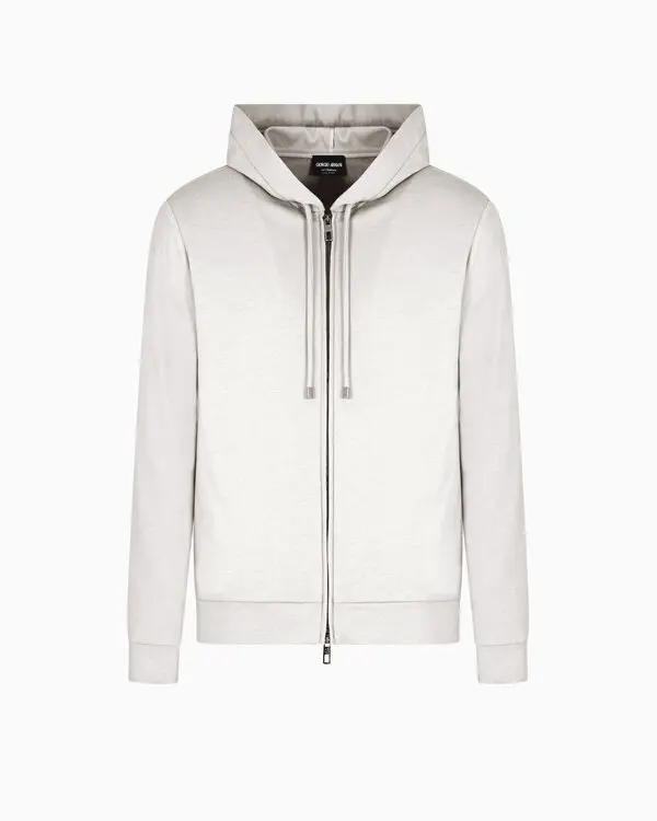 Giorgio Armani Hooded Cashmere Sweatshirt - Beige