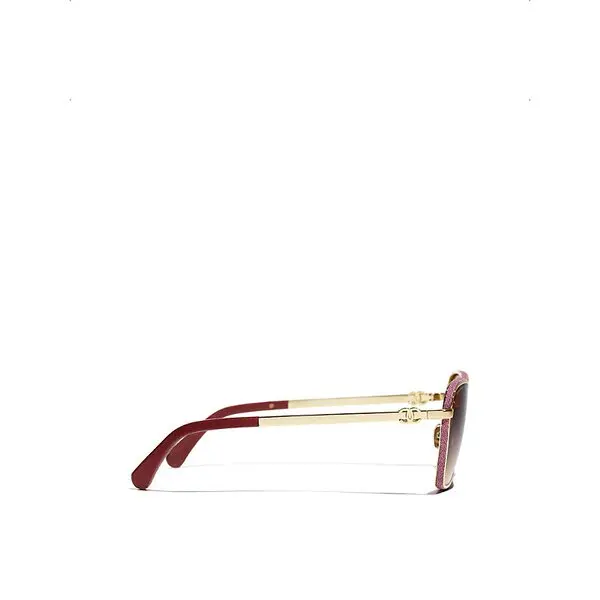 Chanel Cat Eye-frame Metal Sunglasses