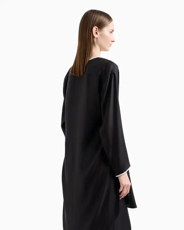 Giorgio Armani Silk Satin Long Shirt