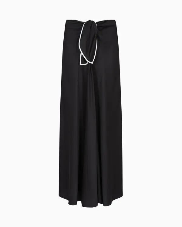 Giorgio Armani Long Silk Satin Skirt