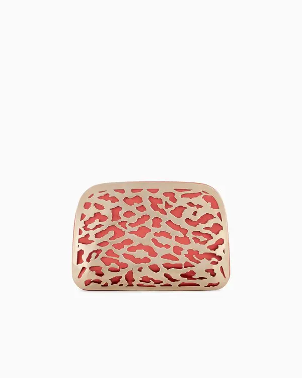 Giorgio Armani La Prima Satin And Metal Clutch - Orange