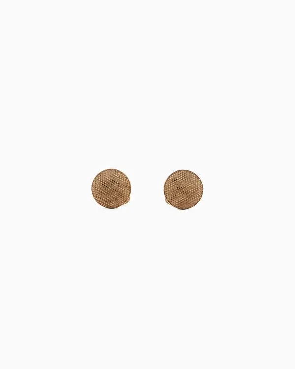 Giorgio Armani Bronze-finish Sterling Silver Cufflinks
