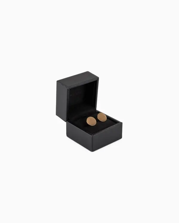 Giorgio Armani Bronze-finish Sterling Silver Cufflinks
