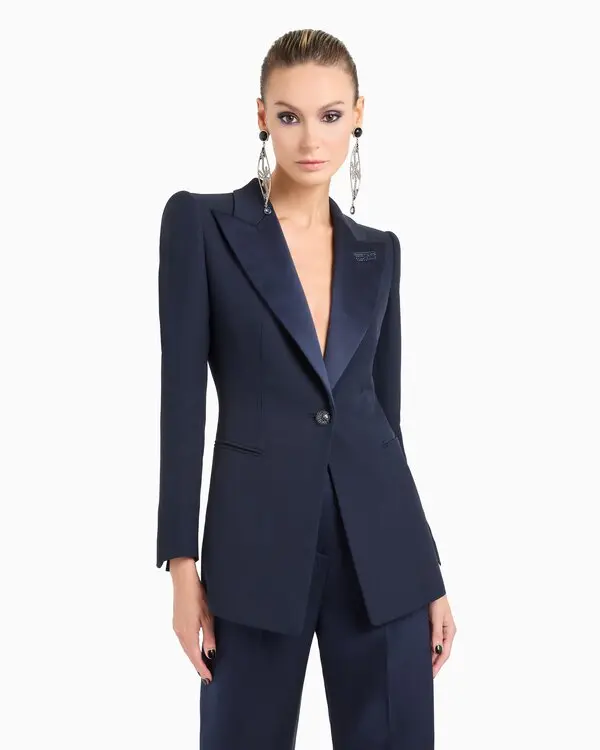 Giorgio Armani Silk Single-breasted Jacket