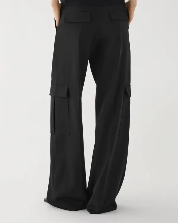 Veronica De Piante Etta Grain De Poudre Wool Trousers