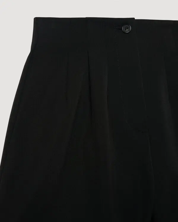 Veronica De Piante Tilly Short In Grain De Poudre Wool
