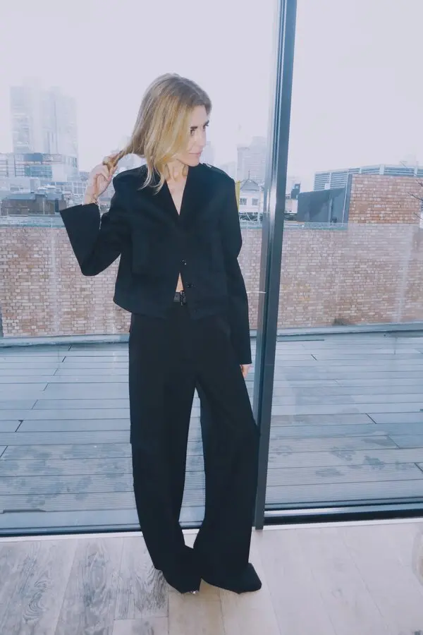 Veronica De Piante Birdie Jacket In Stretch Wool Twill