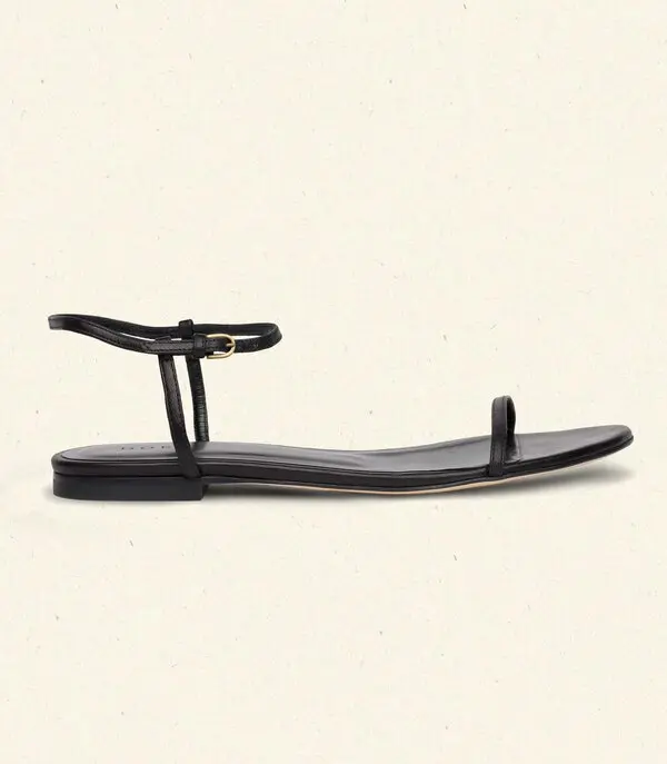 DÔEN Sartene Sandal - Black Nappa