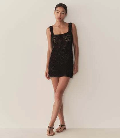 DÔEN Eloise Mini Dress - Black