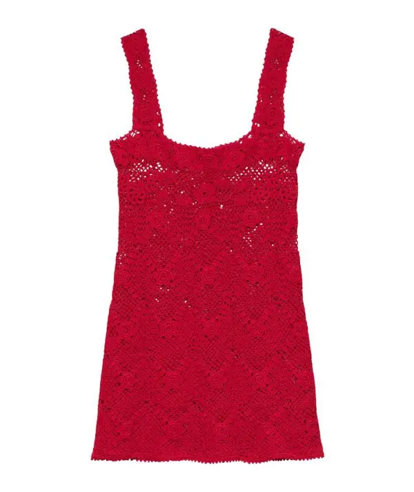 DÔEN Eloise Mini Dress - Ruby