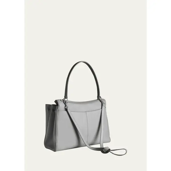 Balenciaga Small Grained Leather Top-handle Bag - Grey