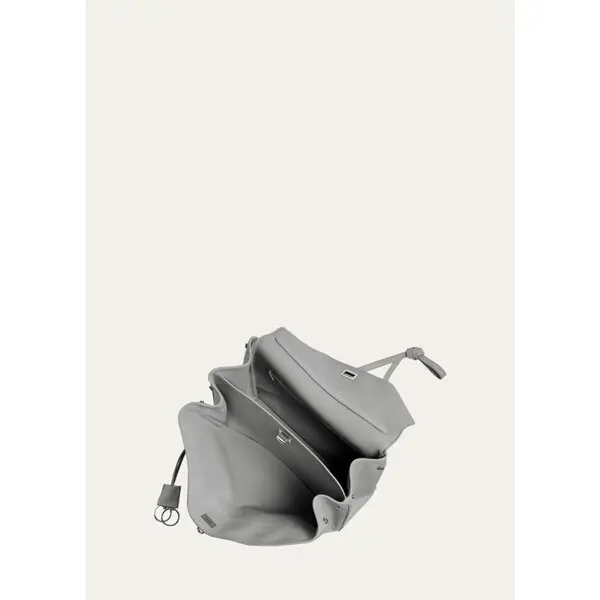 Balenciaga Small Grained Leather Top-handle Bag - Grey