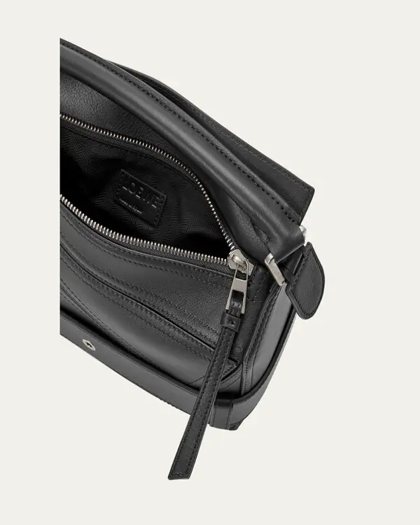 Loewe Puzzle Biker Top-handle Bag - Black