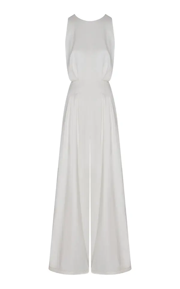ANDRES OTALORA Bajo Cielo Wide-leg Jumpsuit - Off-white