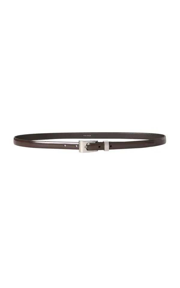 THE ROW Downtown Leather Belt - Brown