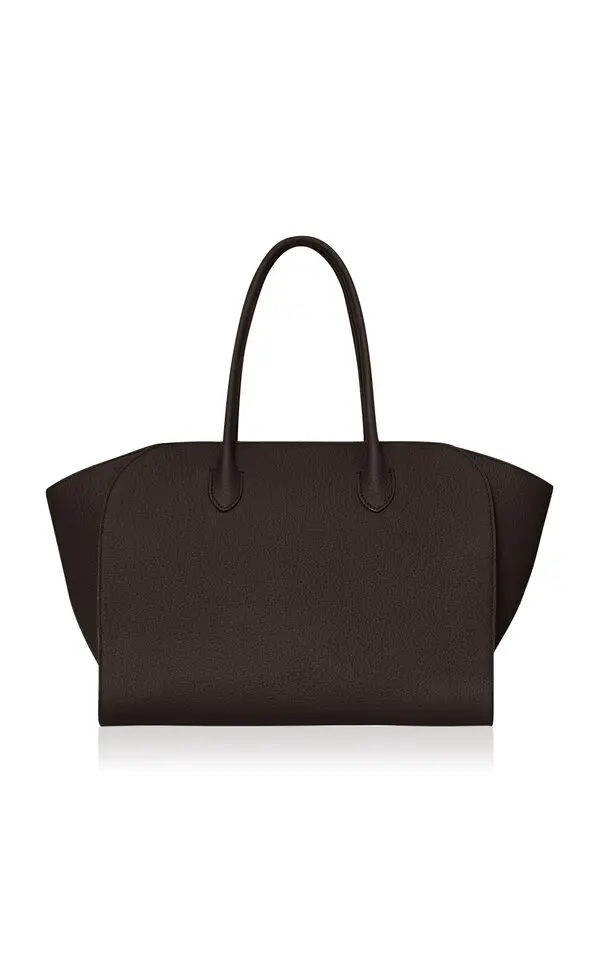 THE ROW Marlo 14 Leather Tote Bag - Brown