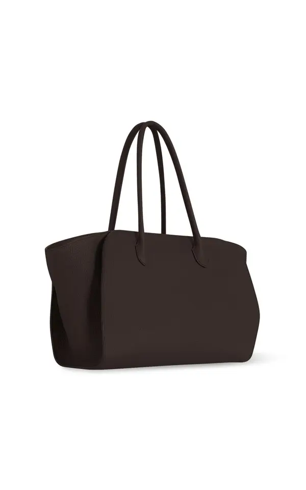THE ROW Marlo 14 Leather Tote Bag - Brown