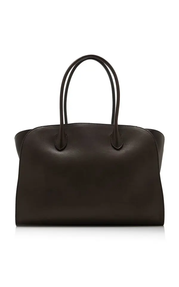 THE ROW Marlo 14 Leather Tote Bag - Brown