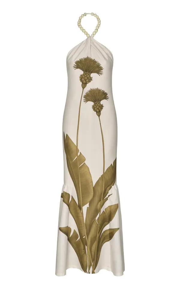 ANDRES OTALORA Vivir Contigo Embellished Gown - Green