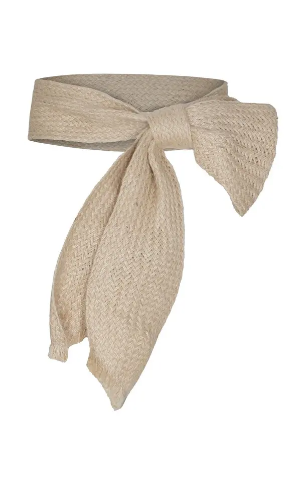 ANDRES OTALORA Woven Waist Belt - Neutral