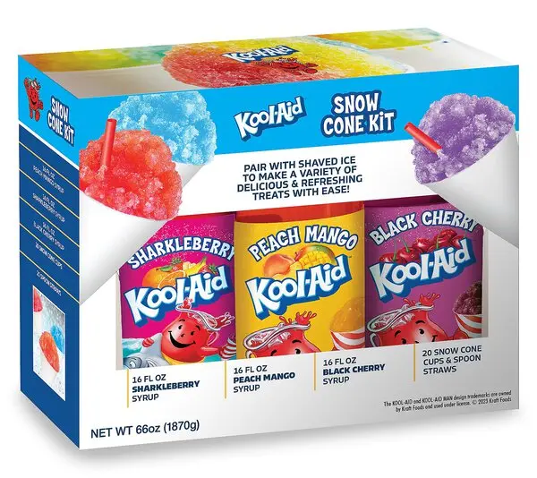 KOOL-AID Kasck3bps Snow Cone Syrup Party Kit