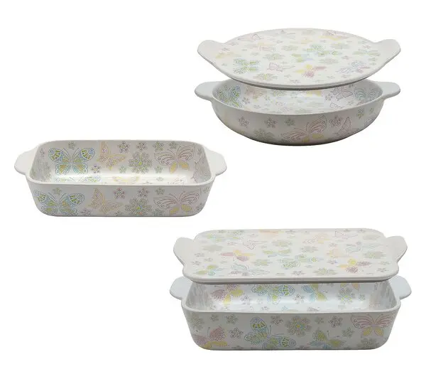TEMP-TATIONS As Is Seasonal 5-piece Essential Bakeware Set - One-color