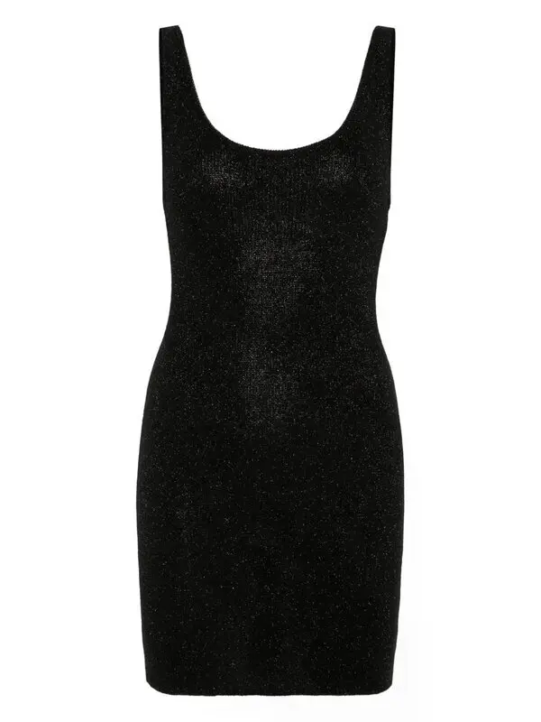 MC2 SAINT BARTH Lurex-knit Mini Dress