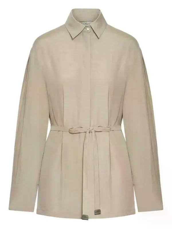 Max Mara Belted Utility Shirt