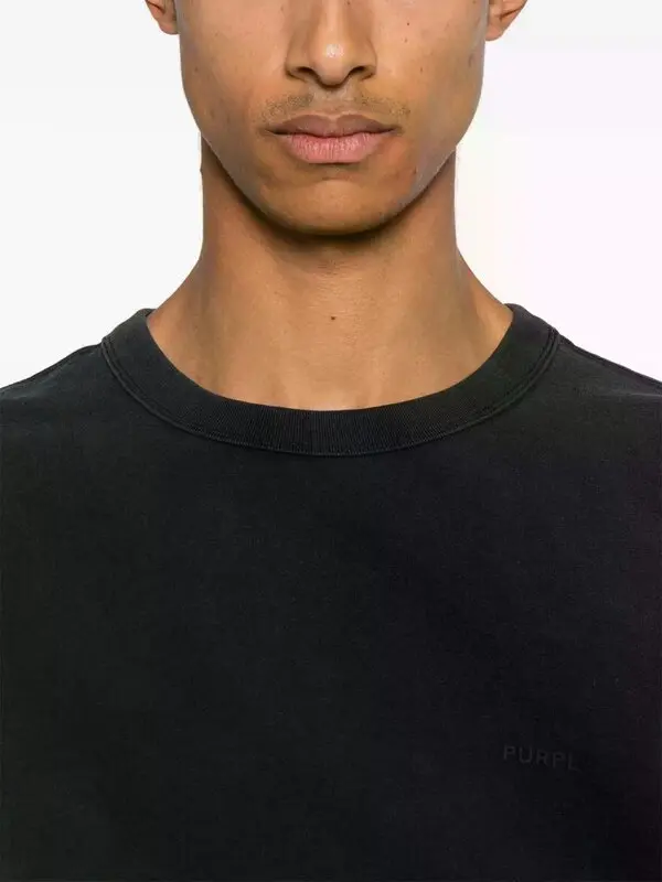 PURPLE BRAND Cotton T-shirt - Black