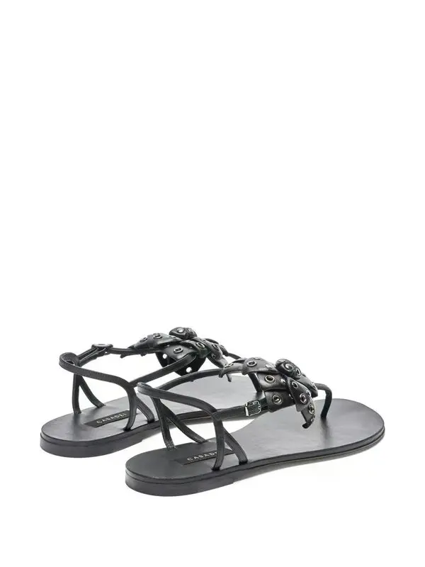 Casadei Stud-embellished Flat Sandals
