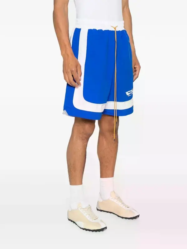 Rhude Contrast-stripe Track Shorts
