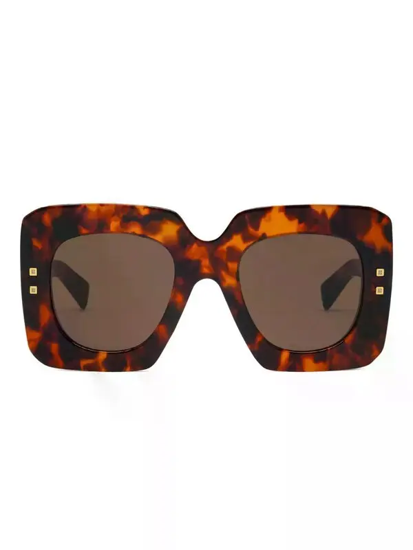 Balmain B-bold Tortoiseshell Sunglasses - Brown
