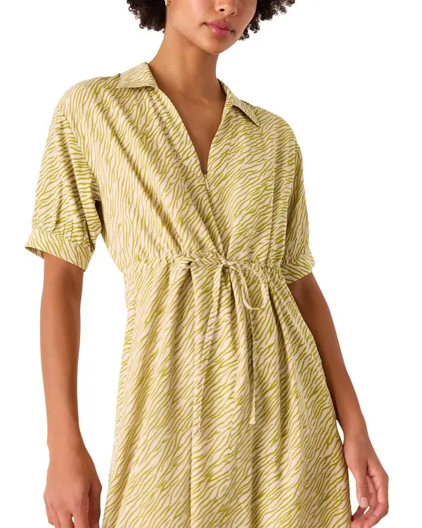 Whistles Tiger Flare Midi Dress