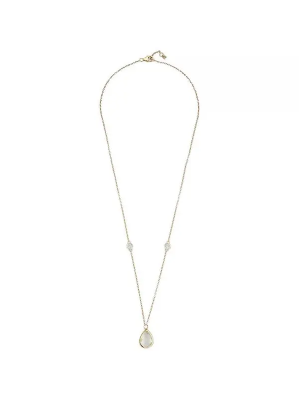 Mateo Diamond And Green Amethyst Necklace - Gold