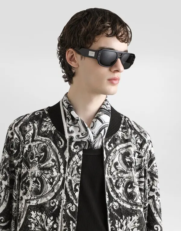 Dolce & Gabbana Majolica-print Cordonetto Lace Jacket - Multicolor