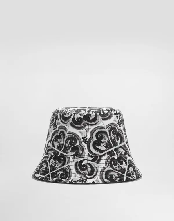 Dolce & Gabbana Majolica-print Drill Bucket Hat - Multicolor